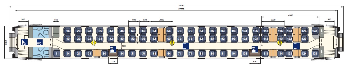 ICE 4の車内(1等車)